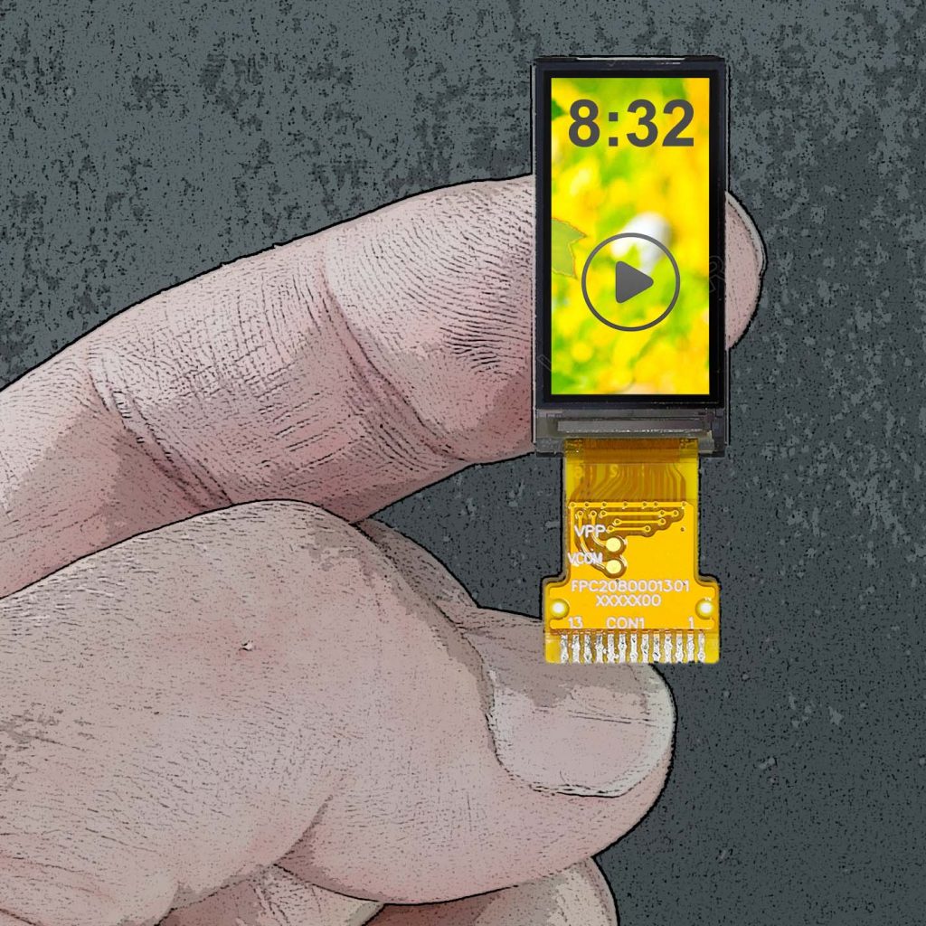 EA TFT009-81AINN LCD: the smallest colour display in the world ...